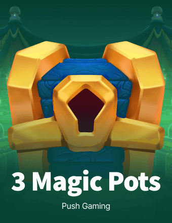 3 Magic Pots by Pushgaming | Play Now on Shock.com